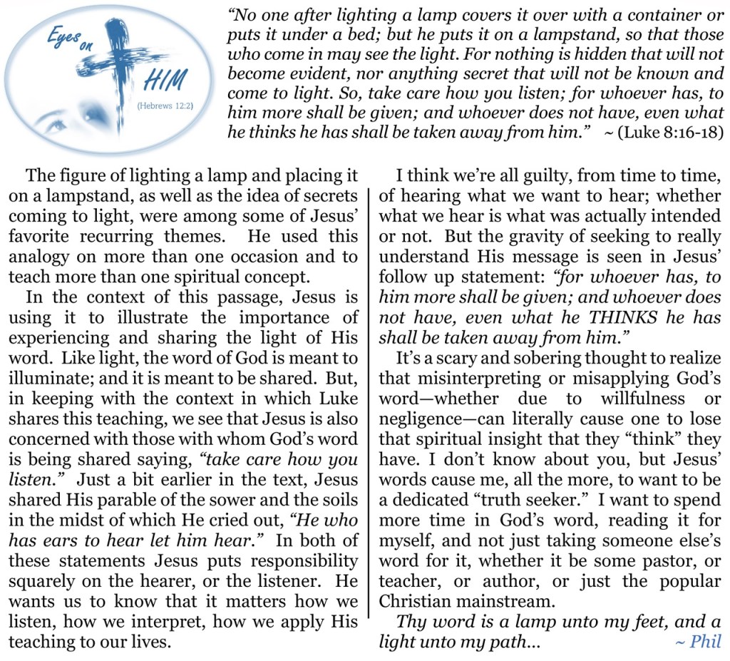 A Light Unto My Path | My Online Bible Study